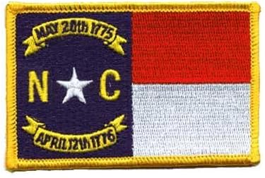 Amazon.com: North Carolina Logo Iron On Embroidered Patch : Arts ...