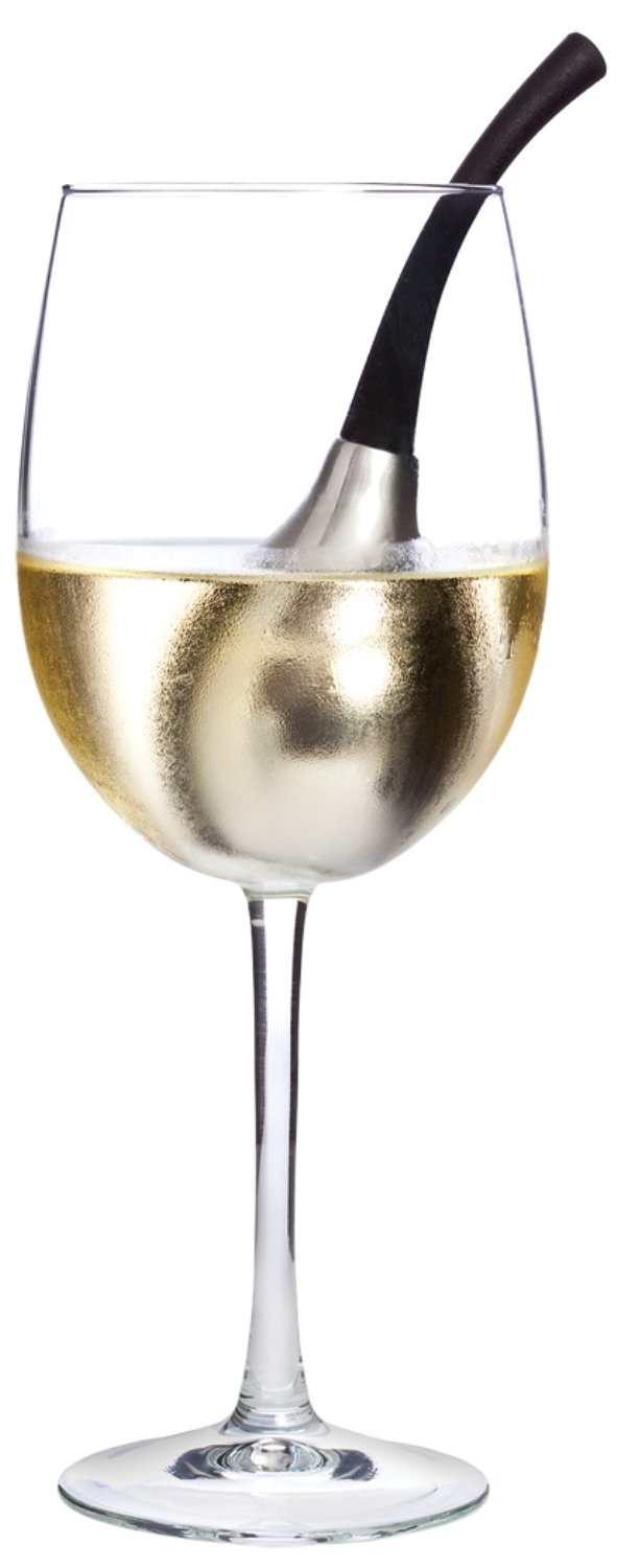 Amazon.com | Wine Glass Chillers, Set of Two with Case: Wine Glasses