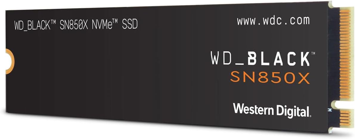 Amazon.com: WD_Black SN850X 2TB NVMe PCIe 4.0 x4 M.2 Internal Gaming ...