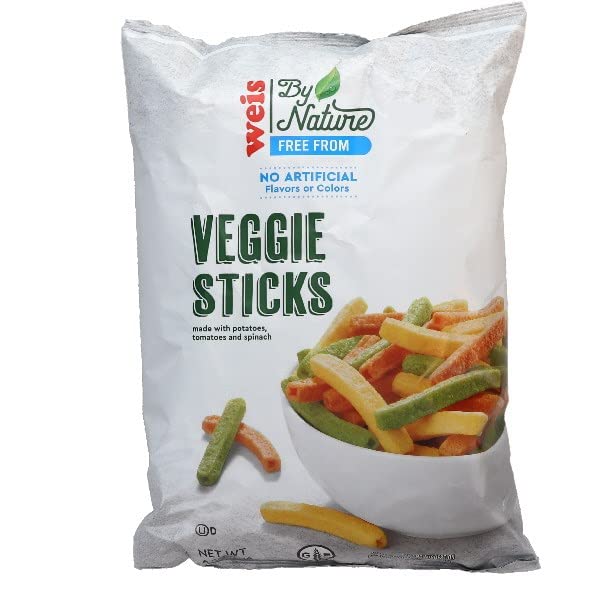 Amazon.com: Weis by Nature, Veggie Sticks Free from FRCM, 6 Ounce ...