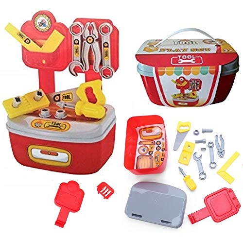 Buy IndusBay® Mini Tool Box Toy Set for Kids - 13 Pieces Engineering ...
