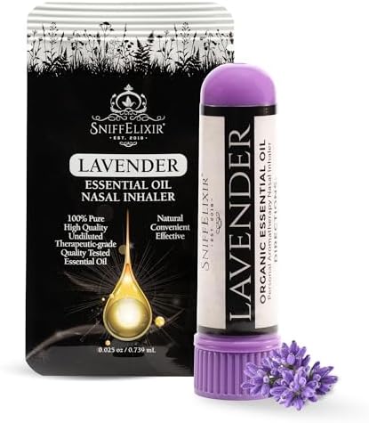 Amazon.com: Lavender Essential Oil Aromatherapy Nasal Stick Vapor ...