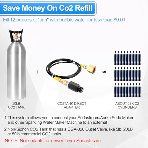Snapklik.com : Soda Machine Co2 Tank Refill Adapter For Jet &Aua Fizz ...