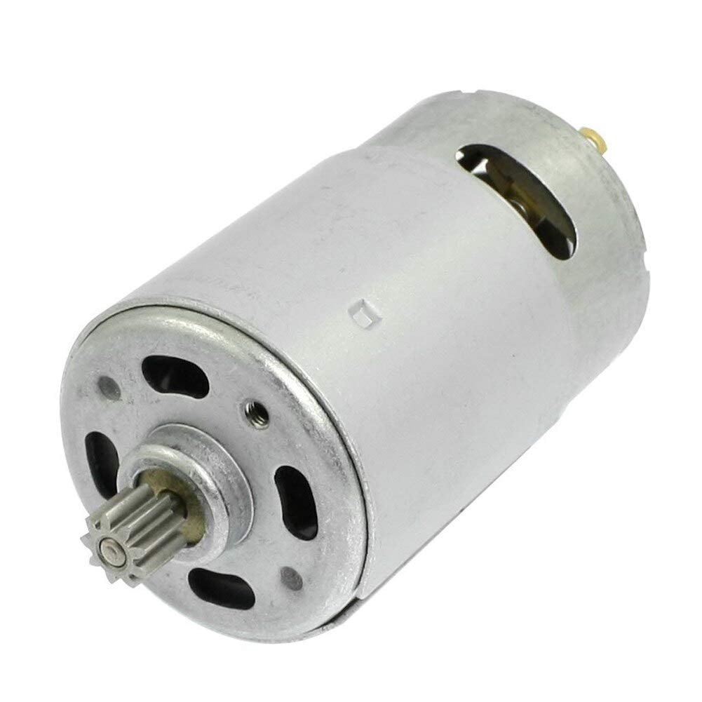 DC Motor 18V 9 Teeth Shank Gear Motor Replacement for Rechargeable ...