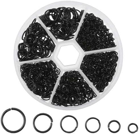 970 Pcs Open Jump Rings, O Ring Connectors 4mm 5mm 6mm 8mm 9mm 10mm ...