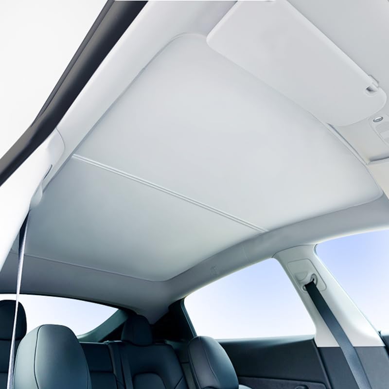Amazon.com: Tesla Model 3 Sunshade Roof, Foldable Split Design, Glass ...