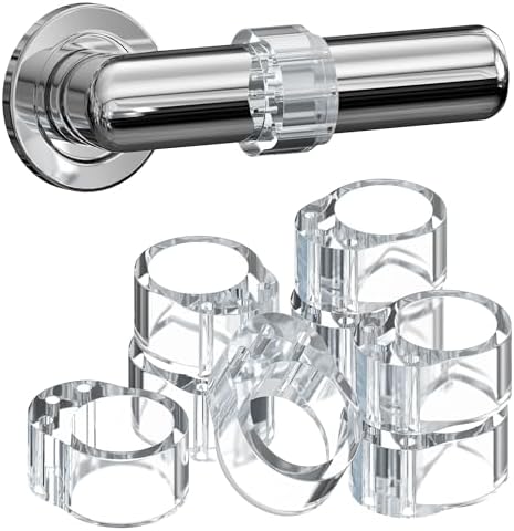 Strongest Home 8-Pack Door Stop Wall Protector for Door Handle - Clear ...