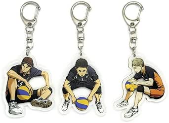 Amazon.com: EBTY DREAMS Inc. - Set of 3 Haikyuu Acrylic Keychain ...