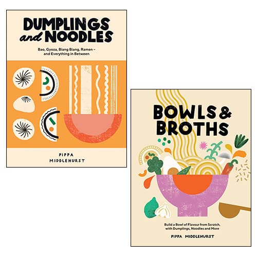 Pippa Middlehurst 2 Books Collection Set (Bowls and Broths, Dumplings ...