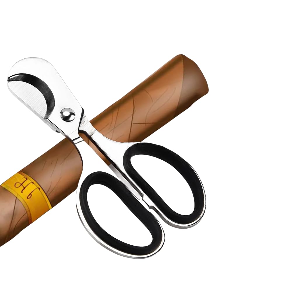 Amazon.com: Cigar Cutter Stainless Steel Double Blade Guillotine Cigar ...