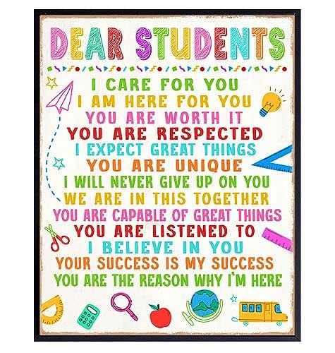 Amazon.com: Kids Preschool Kindergarten Classroom Decor - Teacher Gifts ...