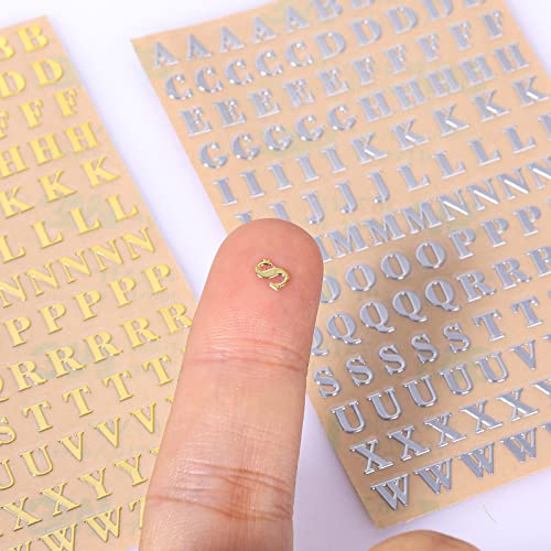 18Sheets Tiny Letter Stickers, Letter Stickers SmallSelf ...