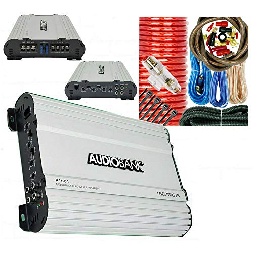 Audiobank P1601 Monoblock 1600 WATTS Amp Class AB Car Audio Amplifier ...