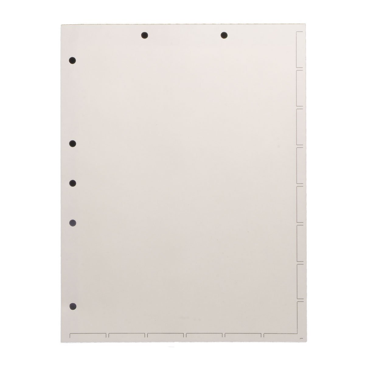 Buy Chart Divider Sheets for Stick-On Tabs, Letter Size, White (Box of ...