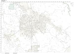 Amazon.com: ZIP Code Wall Map of Santa Rosa, CA ZIP Code Map Laminated ...