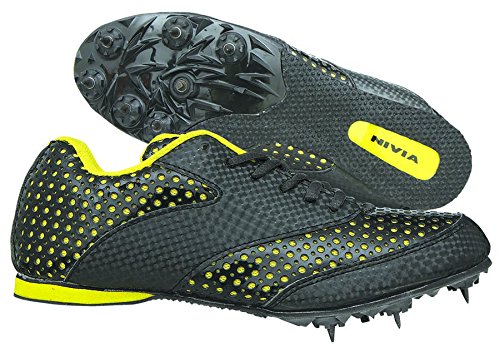 Nivia Sky Light Running Spikes,UK 10 (Yellow/Black) : Amazon.in: Shoes ...