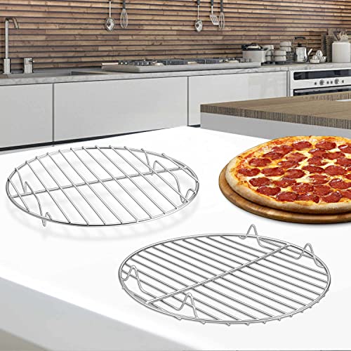 Buy Herogo Stainless Steel Round Cooling Baking Rack, 10.6 Inch Large ...