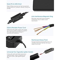 Amazon.com: ALITOVE AC to DC Converter 12V 5A 60W 100-240V to 12V Car Cigarette Lighter Socket ...