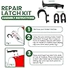 TonGass Mailbox Latch Clips Replacement Compatible with Group Standard ...