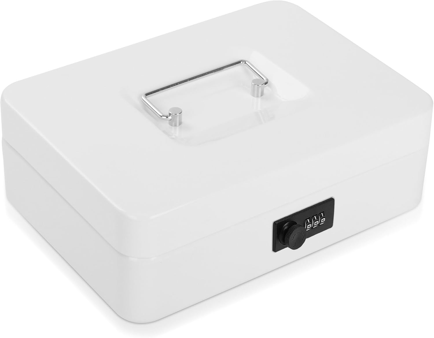 Amazon.com: POLSPAG Large Locking Cash Box with Combination Lock Metal ...