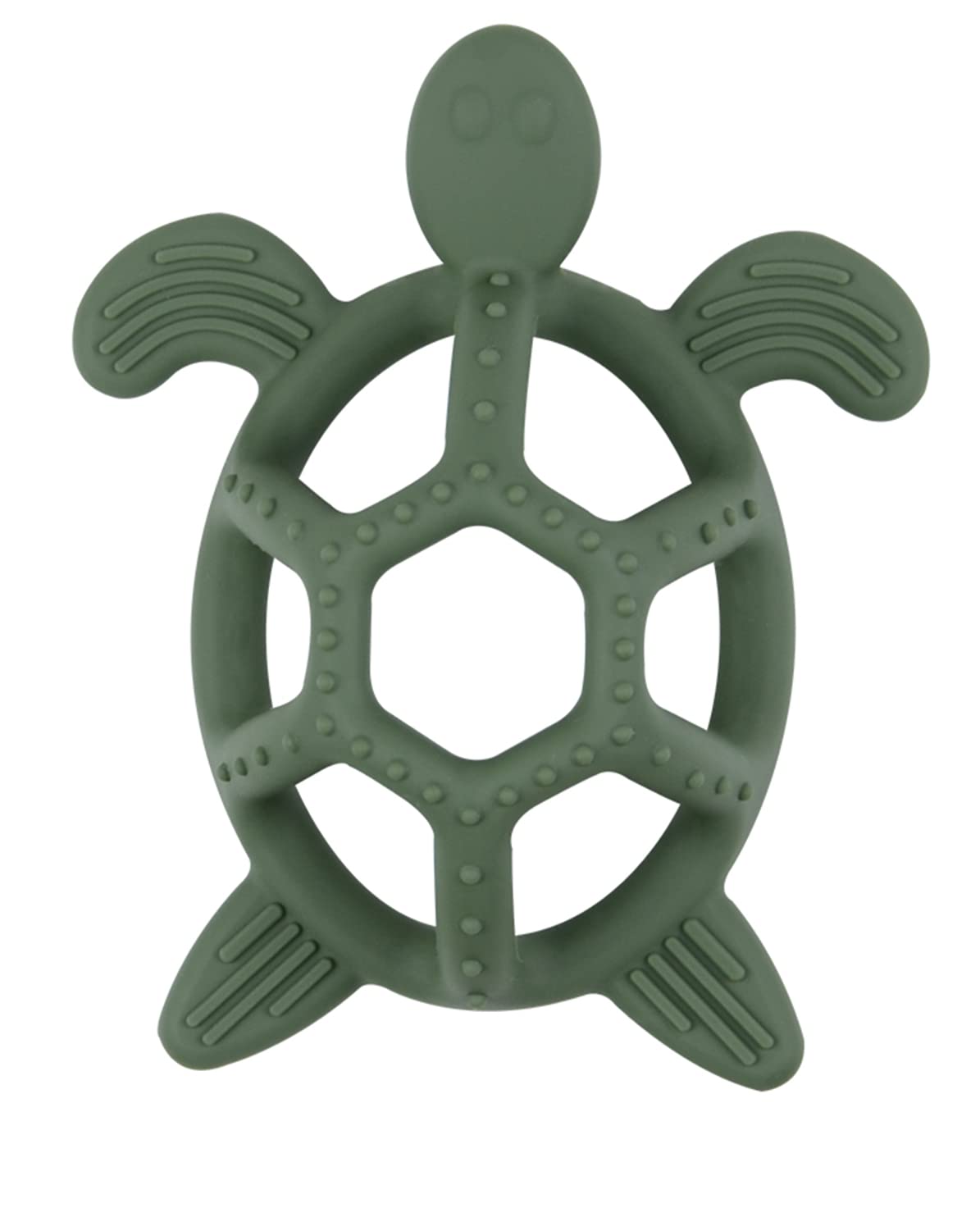 Amazon.com : 3D Turtle Model Teether Toy Made of Soft Silicone,Teething ...