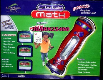 Buy Leap Frog Turbo Twist Math with COMPLETE Cartridge Set for Grades 1 ...