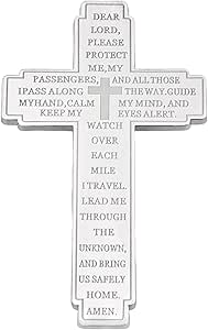 Amazon.com: Motorist Prayer Cross Car Visor Clip - Spiritual Protection ...
