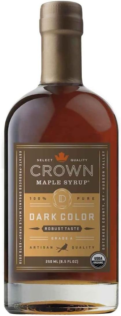 Amazon.com: Crown Maple Bourbon Barrel Aged Organic Maple Syrup, 12.7 ...