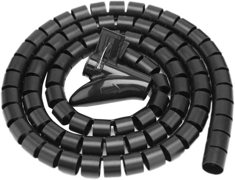 Haofy Flexible Espiral Alambre Envoltura Tubo Cable Organizador ...