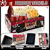 Amazon.com: Movie Night Snack Tray with Handles Wooden Snack Storage ...
