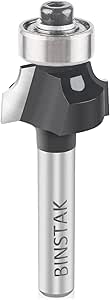 Amazon.com: 1/8" Radius Roundover Router Bit 1/4" Shank, Edge Forming ...