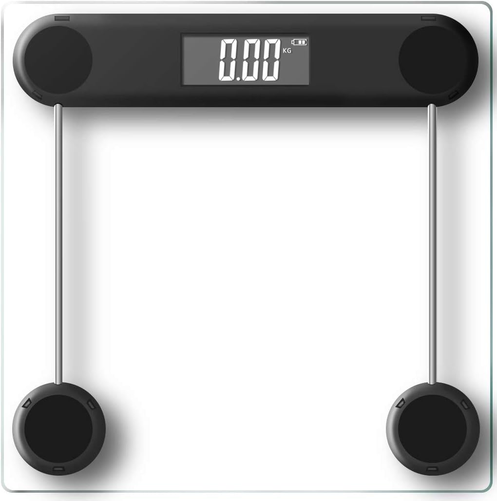 Digital Electronic Bathroom Scale Bath Scale 28x28cm 180KG Platform ...