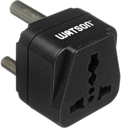 Amazon.com: Watson Adapter Plug - 3-Prong USA to 3-Prong (Type M, BS ...