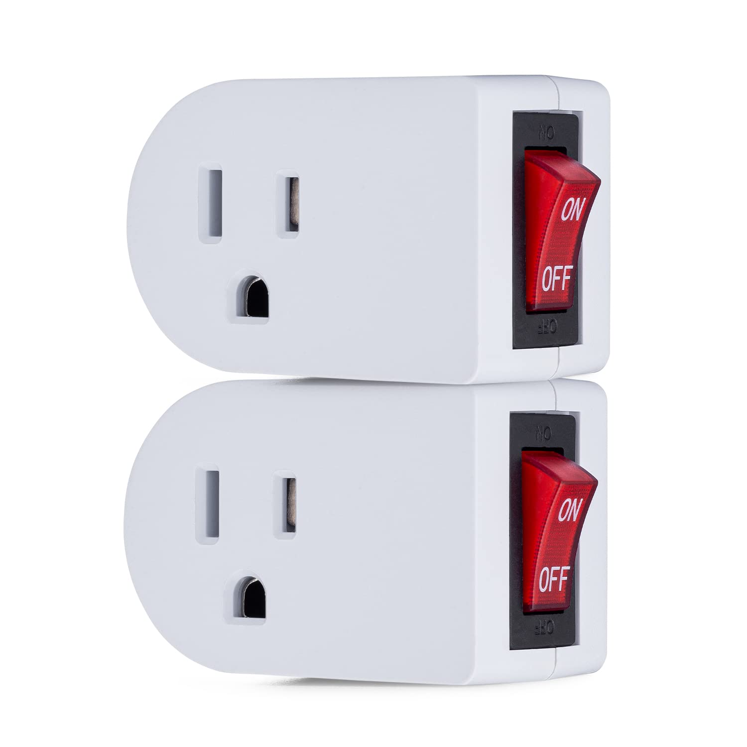 Snapklik.com : Luxtronic Grounded Power Adapter Switch - Electrical Outlet