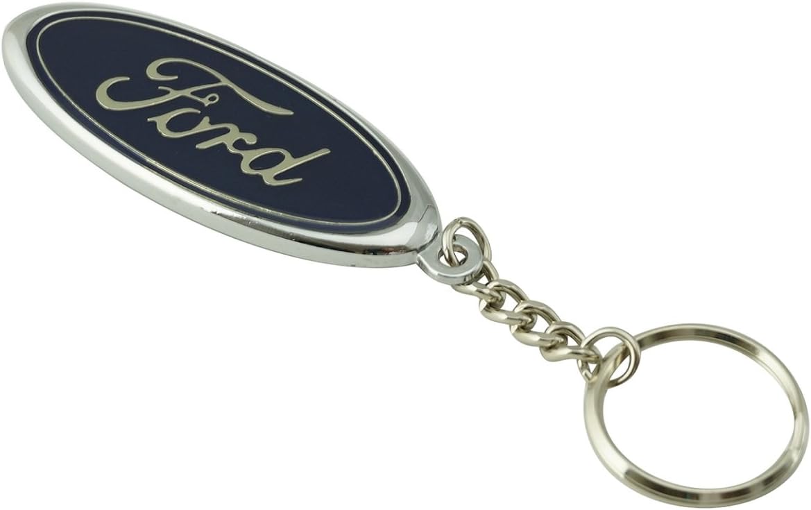 Amazon.com: Pilot KC021 Chrome Key Chain - Ford : Automotive
