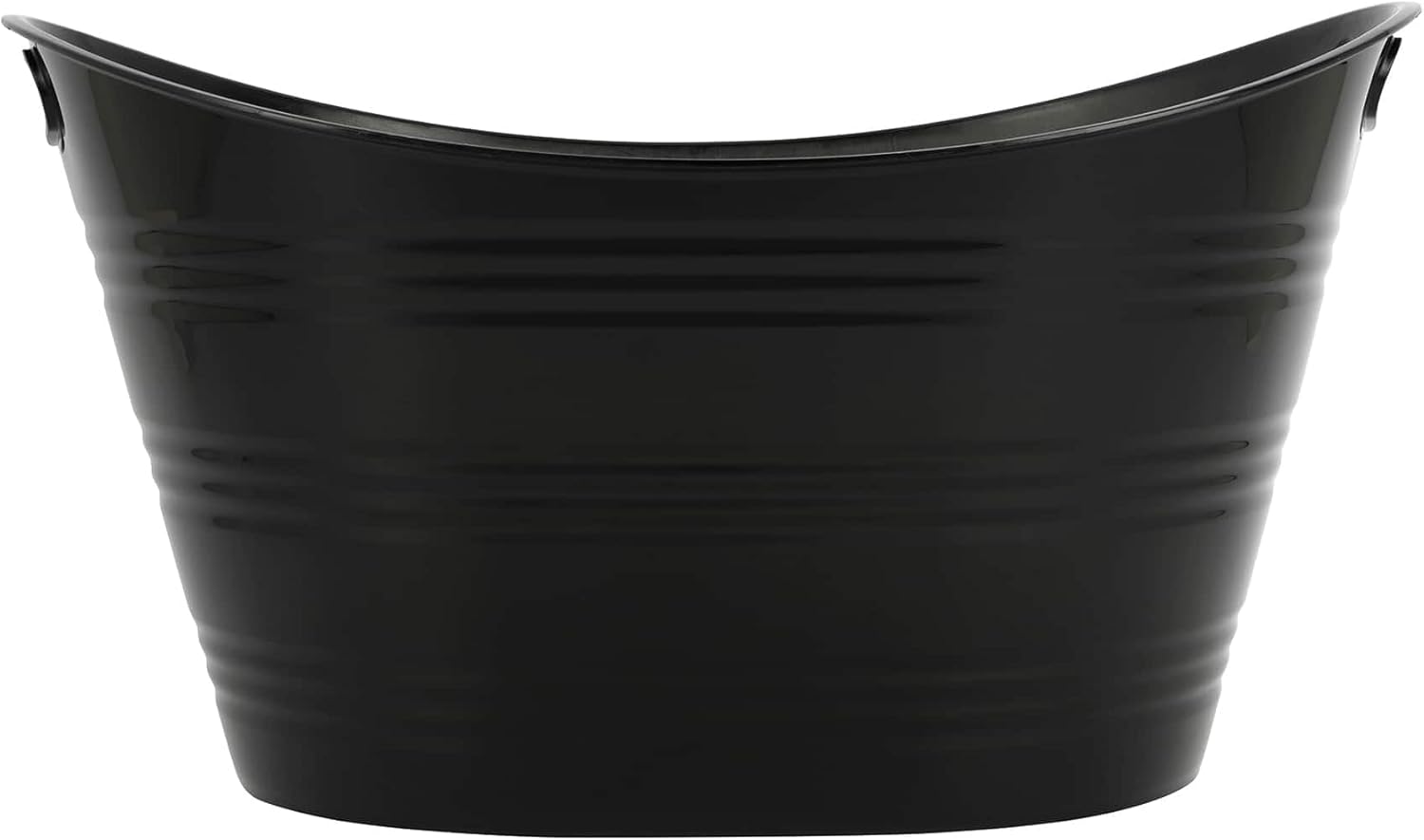 Amazon.com: 21" x 16" x 11.8" Black Plastic Ice Tub by Celebrate It ...