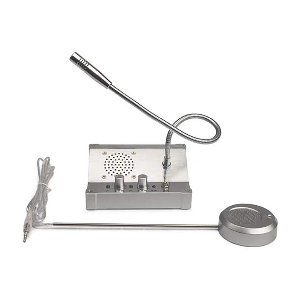 Buy Racks Dual Way Counter Intercom System, Window Speaker High ...