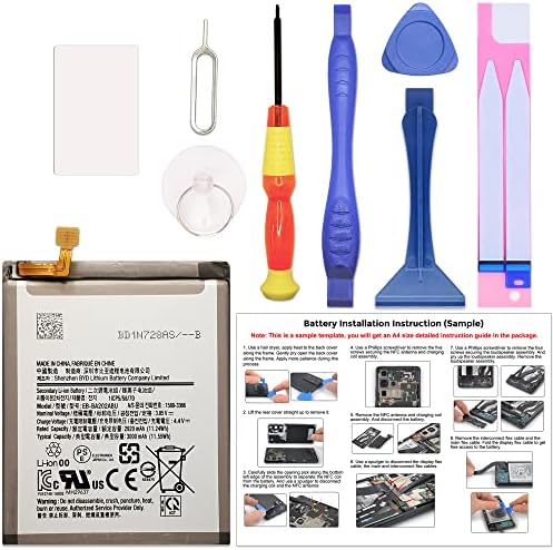 Amazon.com: MAXSHARKS Fit for Galaxy A10e A20e Battery Replacement ...