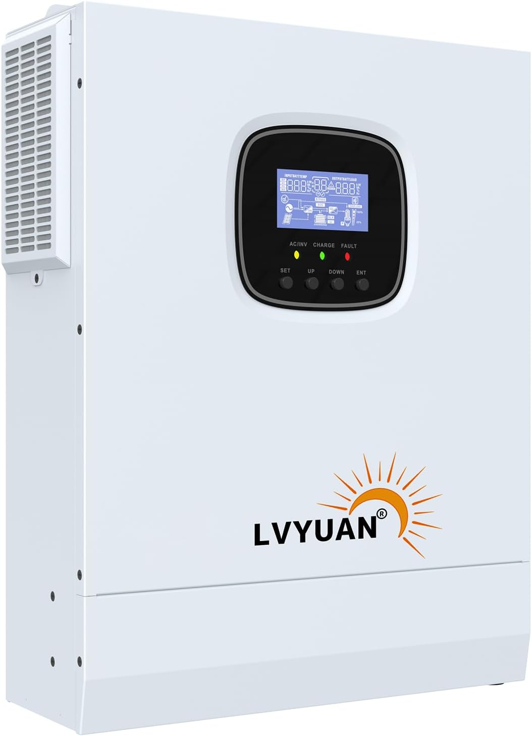 Amazon.com: VEVOR Hybrid Solar Inverter, 6000W, All in One Pure Sine ...