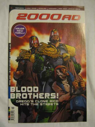 2000 AD #1215 Oct. 2000 Blood Brothers Dredd Rico Deadlock Vanguard ...