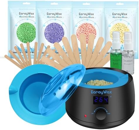 Amazon.com : EarayWax Waxing Kit for Women Men, Wax Warmer Hair Removal ...