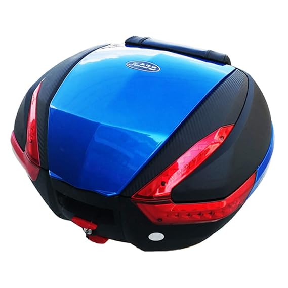 RTYUIO 35L Motorcycle Tour Tail Box Scooter Trunk Top Case with Soft ...
