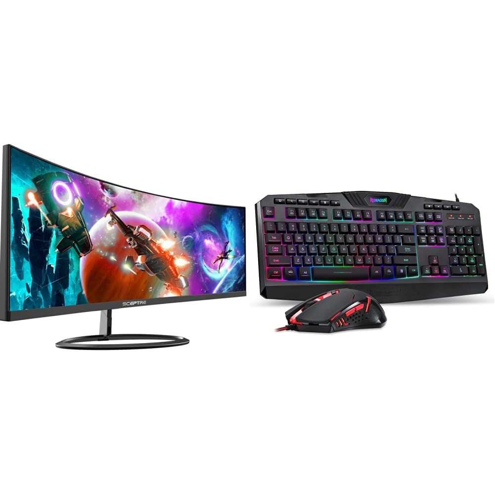 Buy Sceptre Curved 30" 21:9 Gaming LED Monitor, Machine Black ...