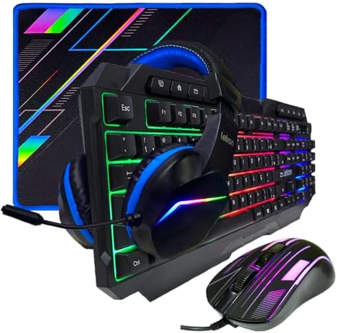 Combo Gamer Mancer ORC 4x1, Teclado ABNT2, Mouse 3600DPI, Mousepad ...