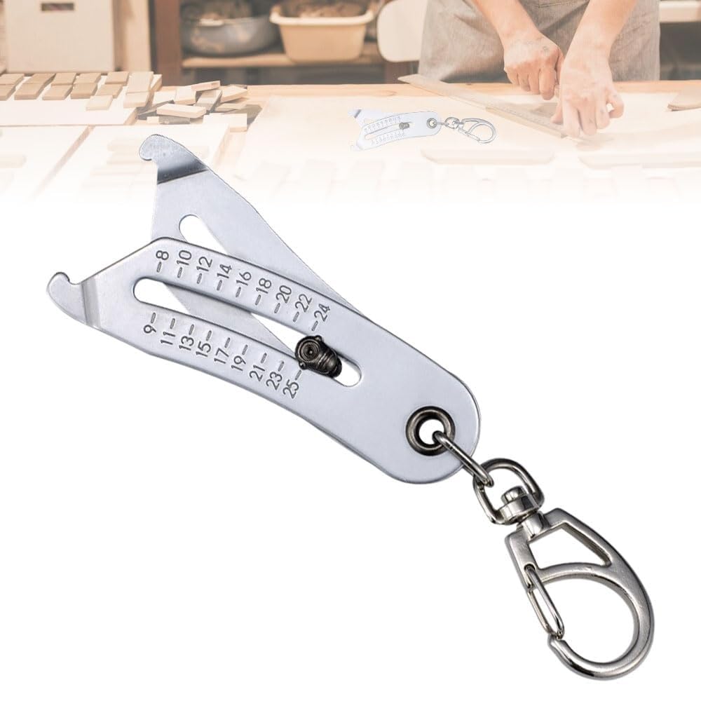 Amazon.com: Portable Precise Thread Size Checker Keychain, Thread Size ...