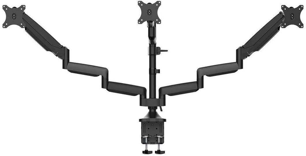 Amazon.com: Monoprice Triple Monitor Gas Spring Mount - for up to 32 ...