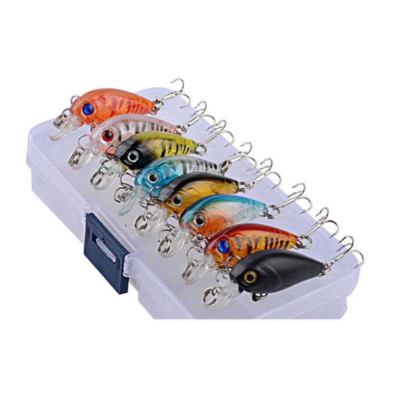 AIMALL 8X Fishing Lures Bream Bass Trout Redfin Perch Cod Flathead ...