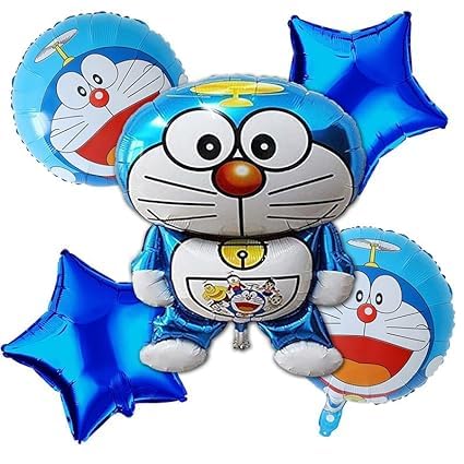 ToyUniverse Multicolor Cartoon Character Doremon Foil Balloon for ...