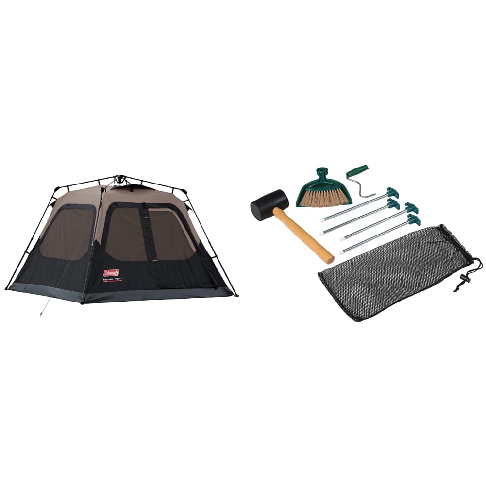 Coleman 4-Person Cabin Tent with Instant Setup | Cabin Tent for Camping ...