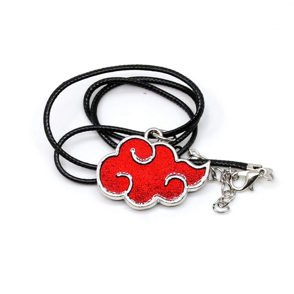 Buy Multiculture Naruto Necklace with Akatsuki Symbol Red Clouds Itachi ...